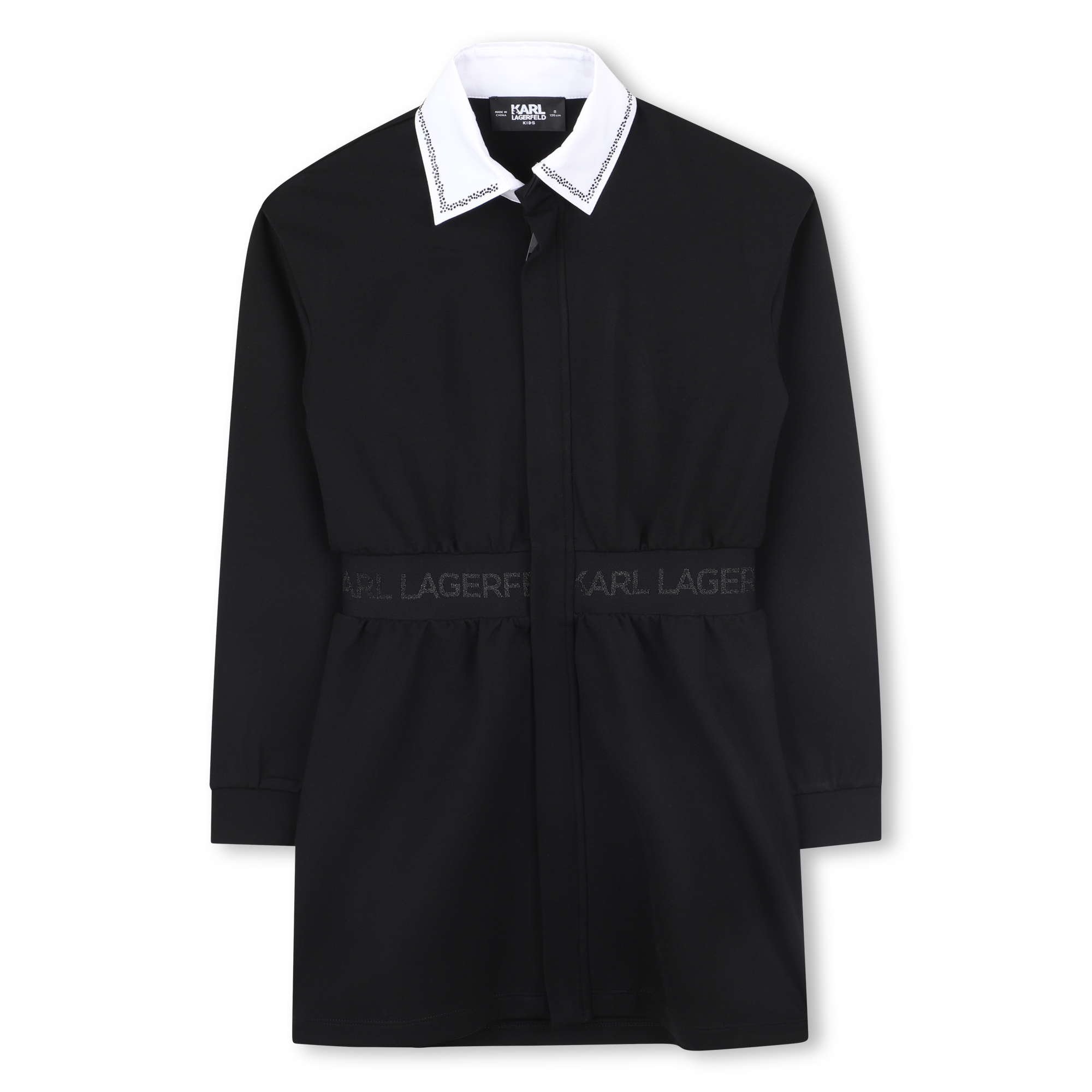 KARL LAGERFELD KIDS Langärmeliges Kleid für MÄDCHEN | Kids around